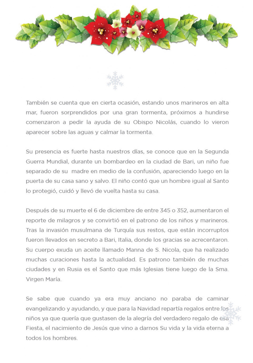 Historias y tradiciones de Navidad | Reina del Cielo